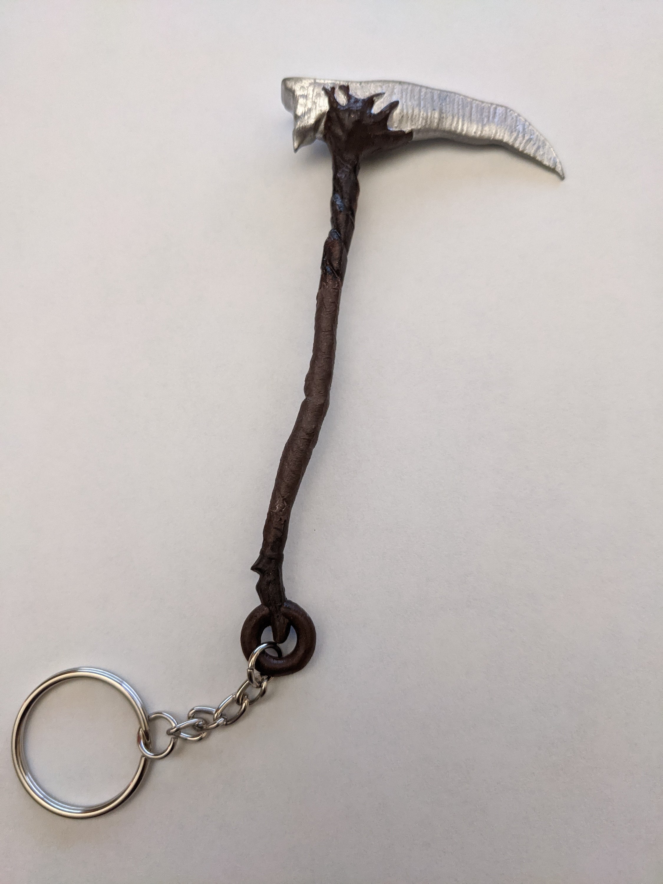 Dark Souls Inspired Lifehunt Scythe 3D Printed Resin Keychain - Etsy