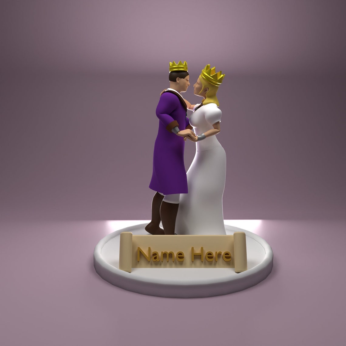 Runescape Custom Couple Wedding Topper 3D Print RS3 - Etsy