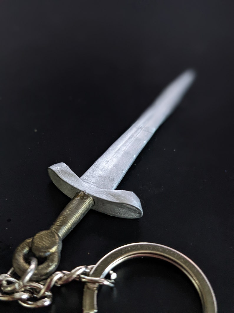 Medieval Broadsword Keychain 3D Print Accessory - Etsy