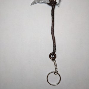 Dark Souls Inspired Lifehunt Scythe 3D Printed Resin Keychain Miniature ...