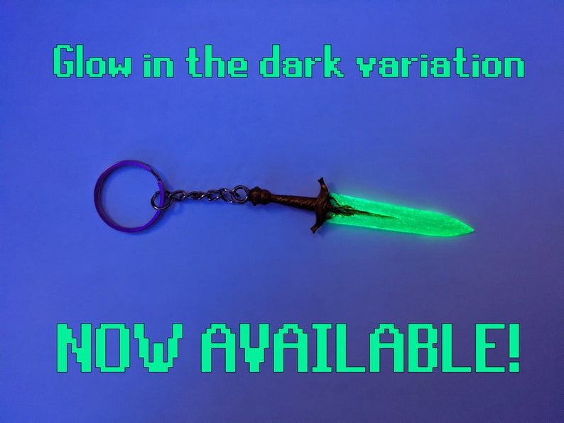 Dark Souls Inspired Moonlight Great Sword Keychain - Etsy