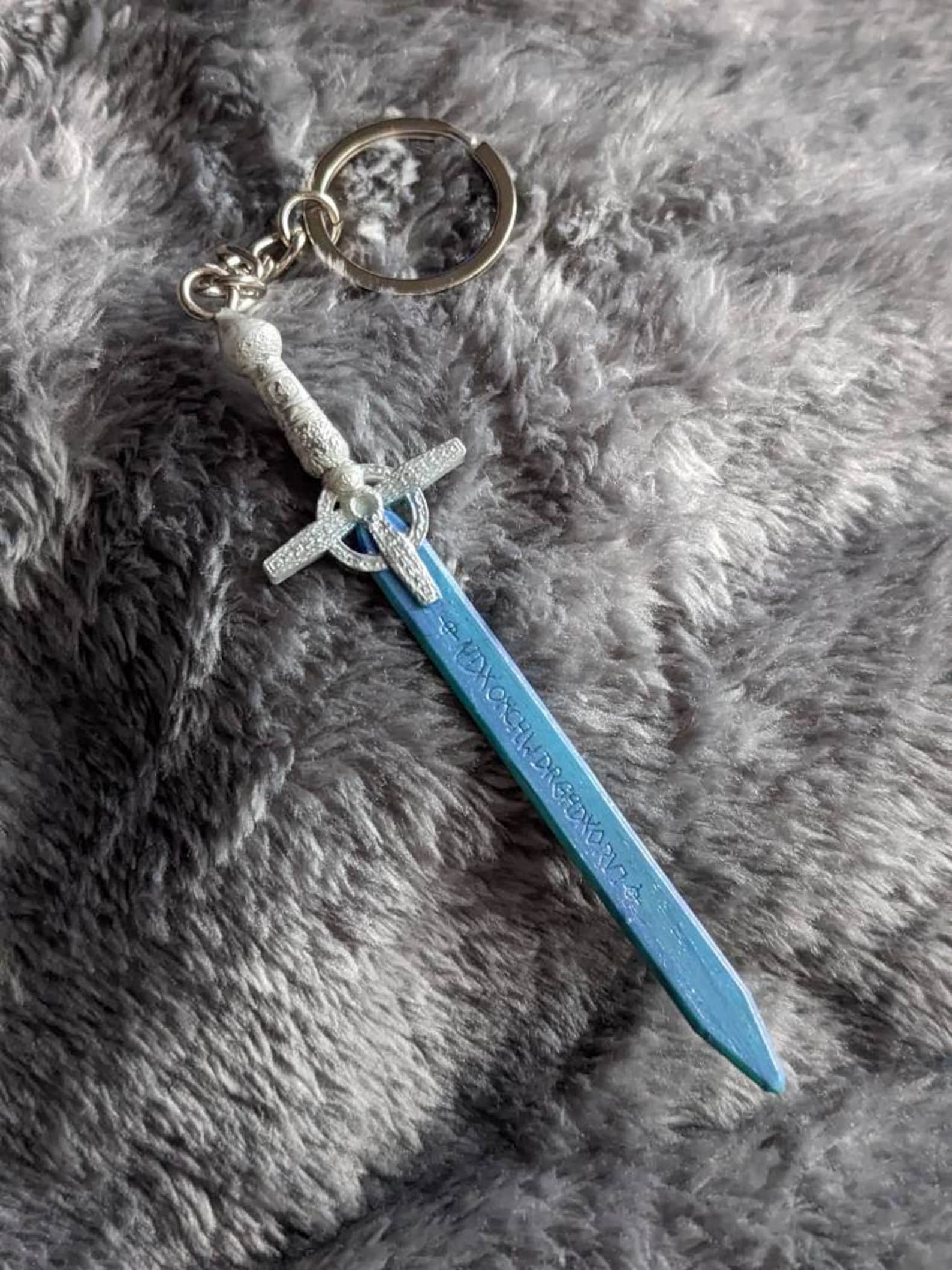 Warrior Nun Inspired Divinium Sword Glow in the Dark Keychain - Etsy