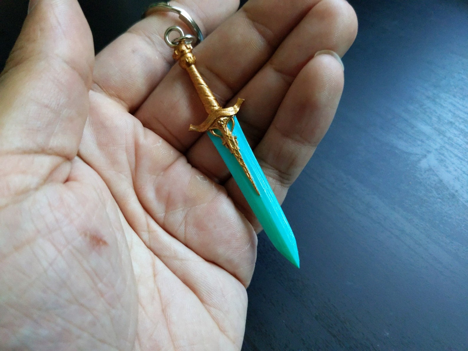 Dark Souls Inspired Moonlight Great Sword Keychain DS / DS2 / - Etsy