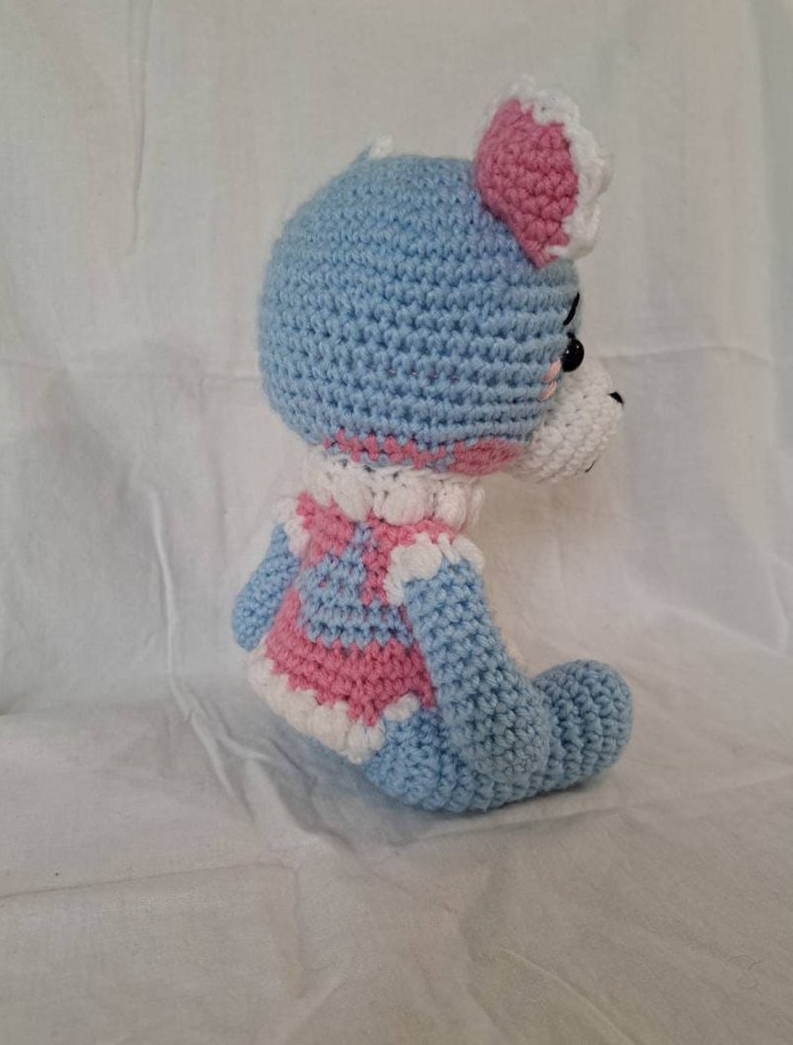 PDF Pattern- Amigurumi Bear Cotton Candy Bear | Crafted Miracles Ice ...