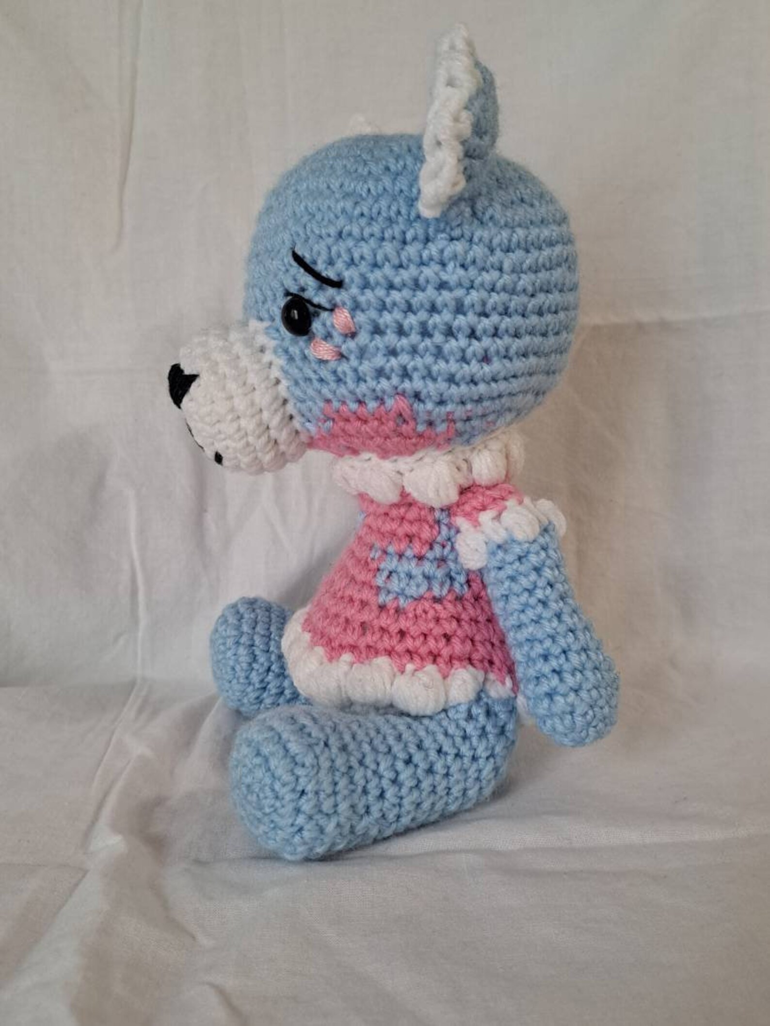 PDF Pattern- Amigurumi Bear Cotton Candy Bear | Crafted Miracles Ice ...