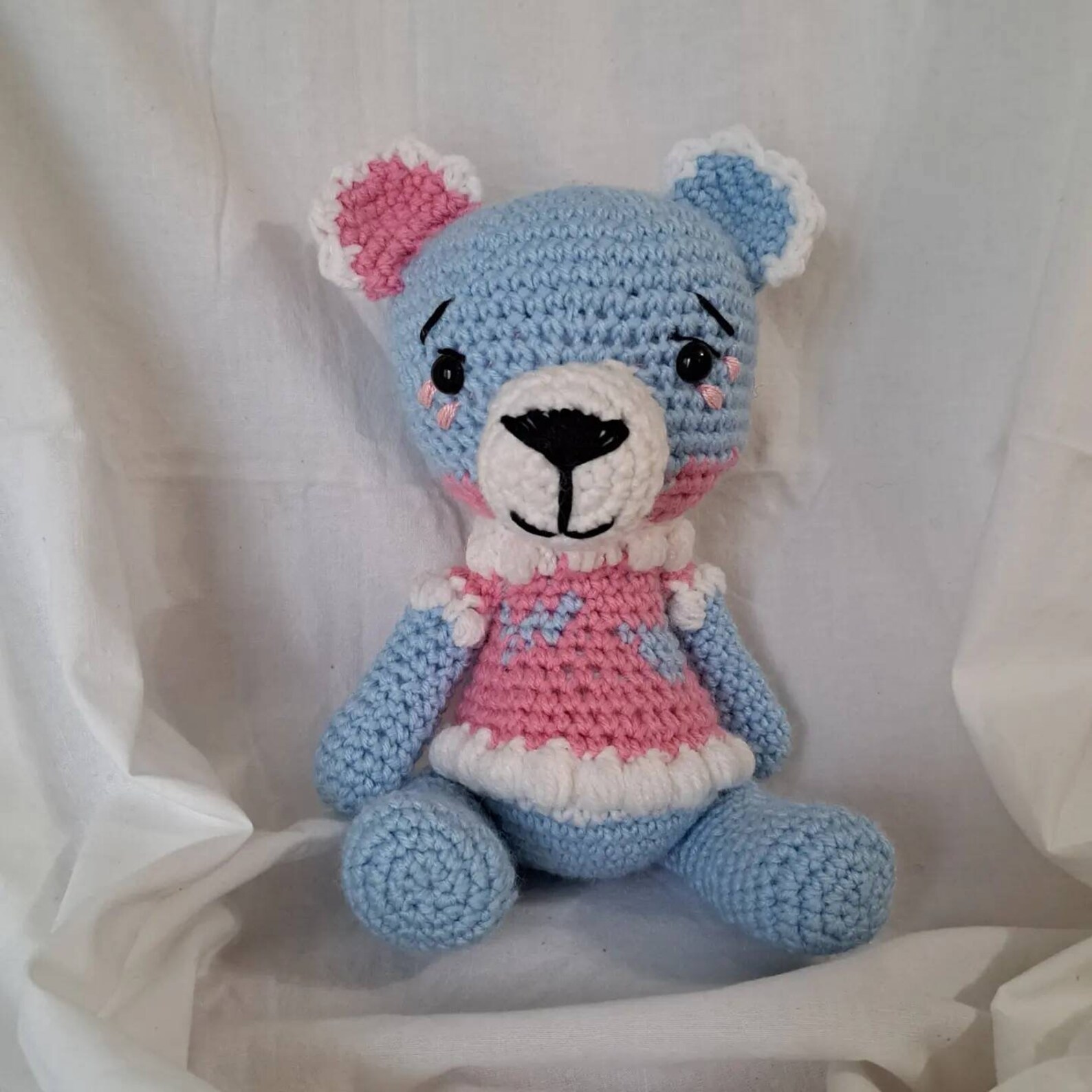 PDF Pattern- Amigurumi Bear Cotton Candy Bear | Crafted Miracles Ice ...