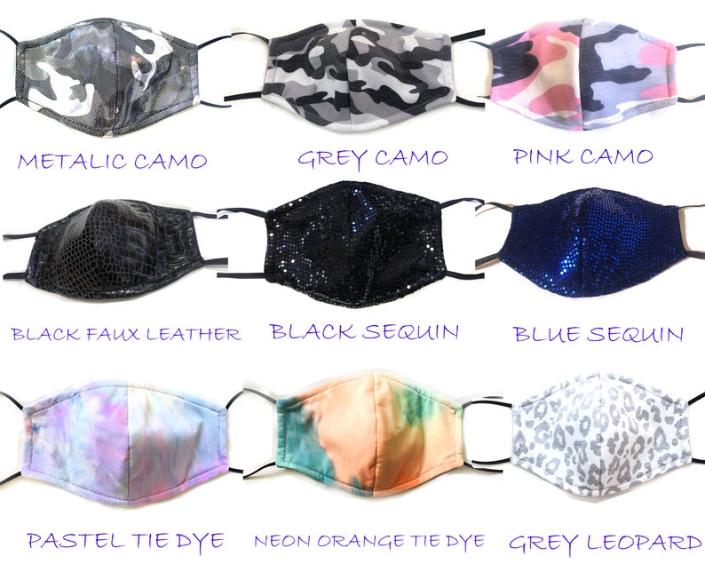 Washable Reusable 3 Layer Face Mask With Filter Next Day - Etsy