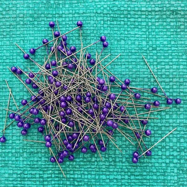 Pearl Head Pins - Etsy