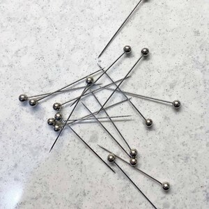 Metallic Burnished Silver Straight Pins for Quilting, Sewing & Crafts ...