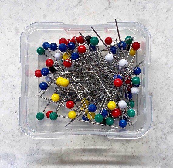 Ball Head Straight Pins for Sewing & Crafts 75 Pins 1 | Etsy