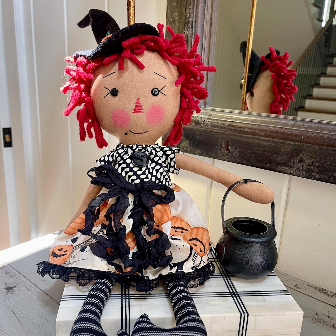 Raggedy Anne, Vintage ,witch Doll - Etsy