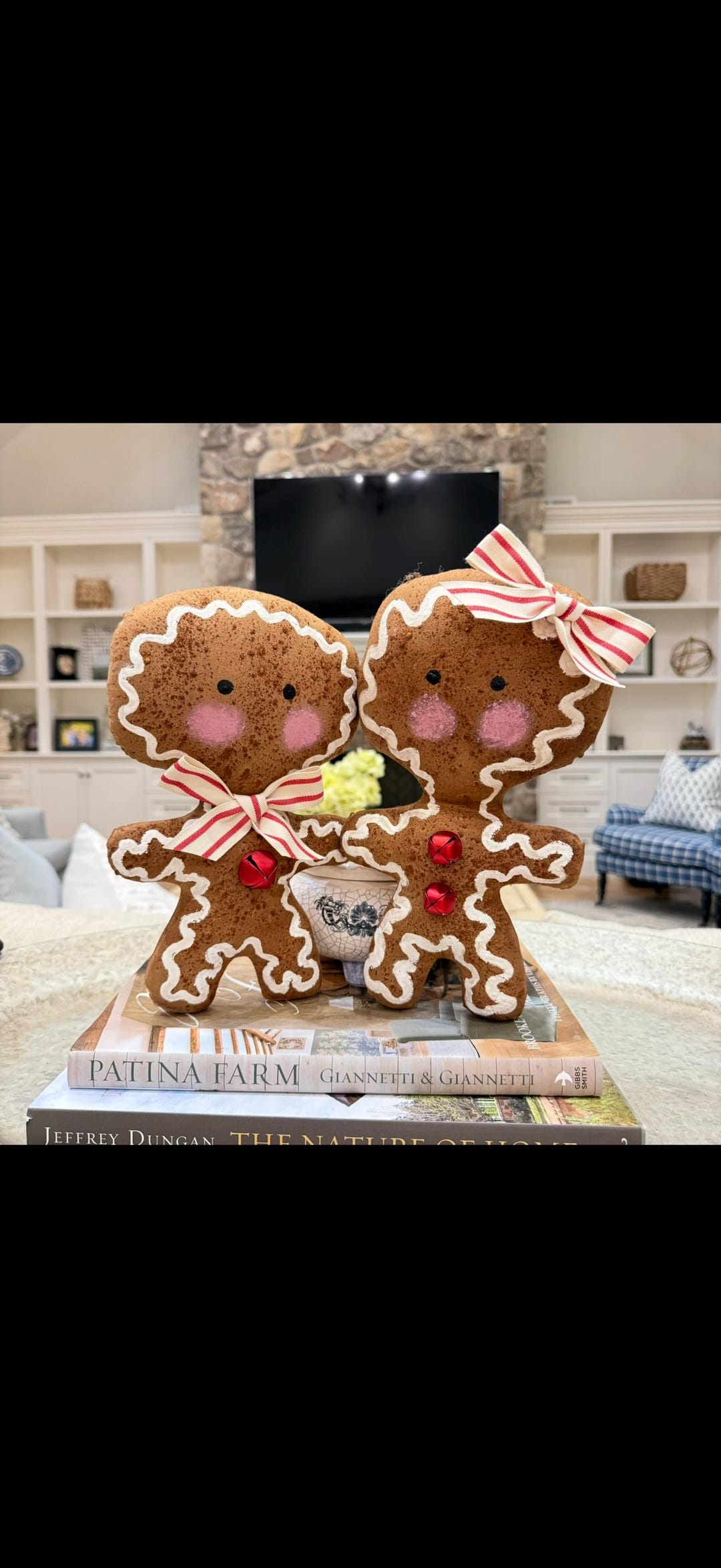 Gingerbread Pair, Gingerbread Cookies, Fabric Gingerbread Ppl - Etsy