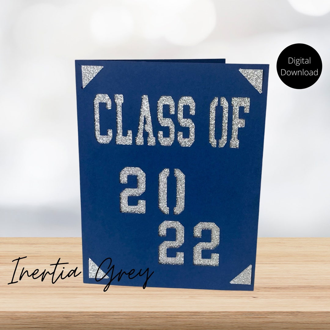 Class of 2022 Graduation Insert Card SVG- Cricut, Silhouette, Joy ...
