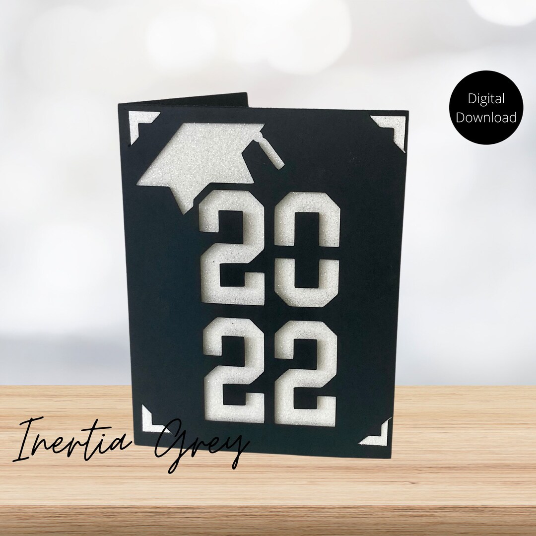 Graduation Cap Class of 2022 Insert Card SVG- Joy Cricut Silhouette ...