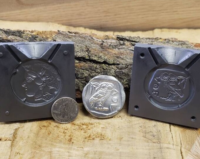 Graphite Casting Mold - Pirate Coin Bullion - Pour Your Own 1618 ...