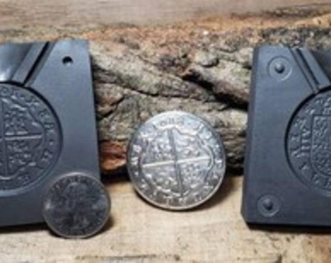 Graphite Casting Mold - Pirate Coin Bullion - Pour Your Own 1618 ...