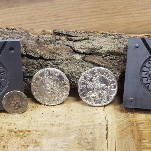 Graphite Casting Mold Pirate Coin Bullion Pour Your Own - Etsy
