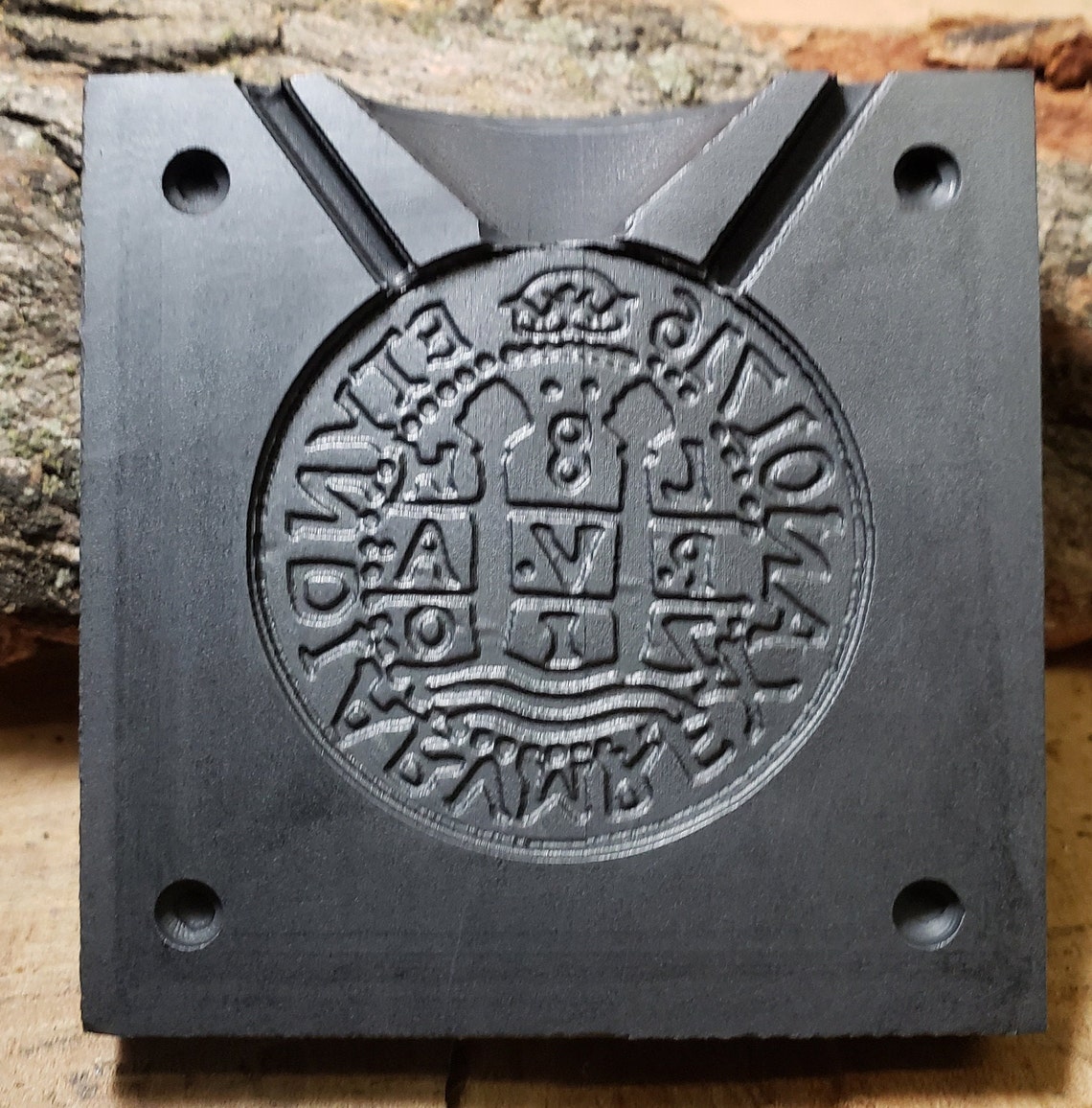 Graphite Casting Mold Pirate Coin Bullion Pour Your Own - Etsy