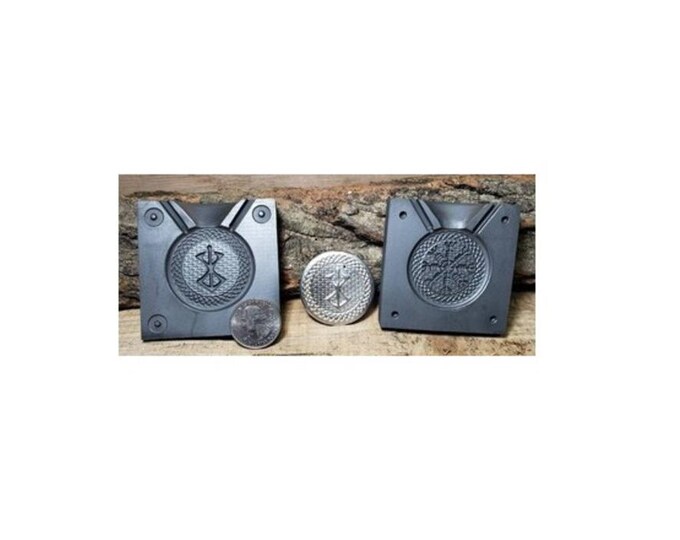 Graphite Casting Mold - Pirate Coin Bullion - Pour Your Own 1618 ...
