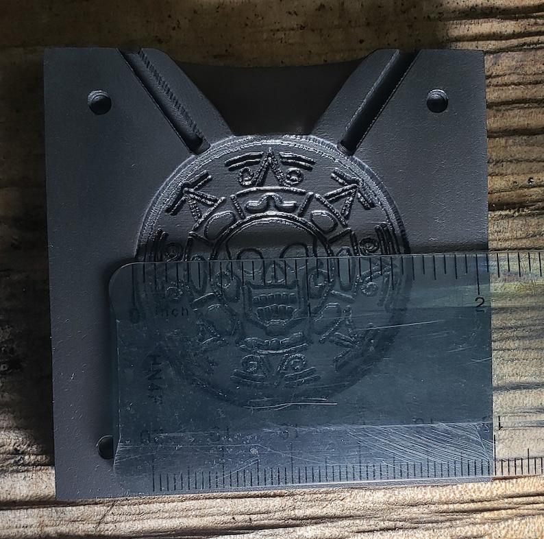 Graphite Casting Mold Double-sided Cursed Aztec Pirate Coin - Etsy