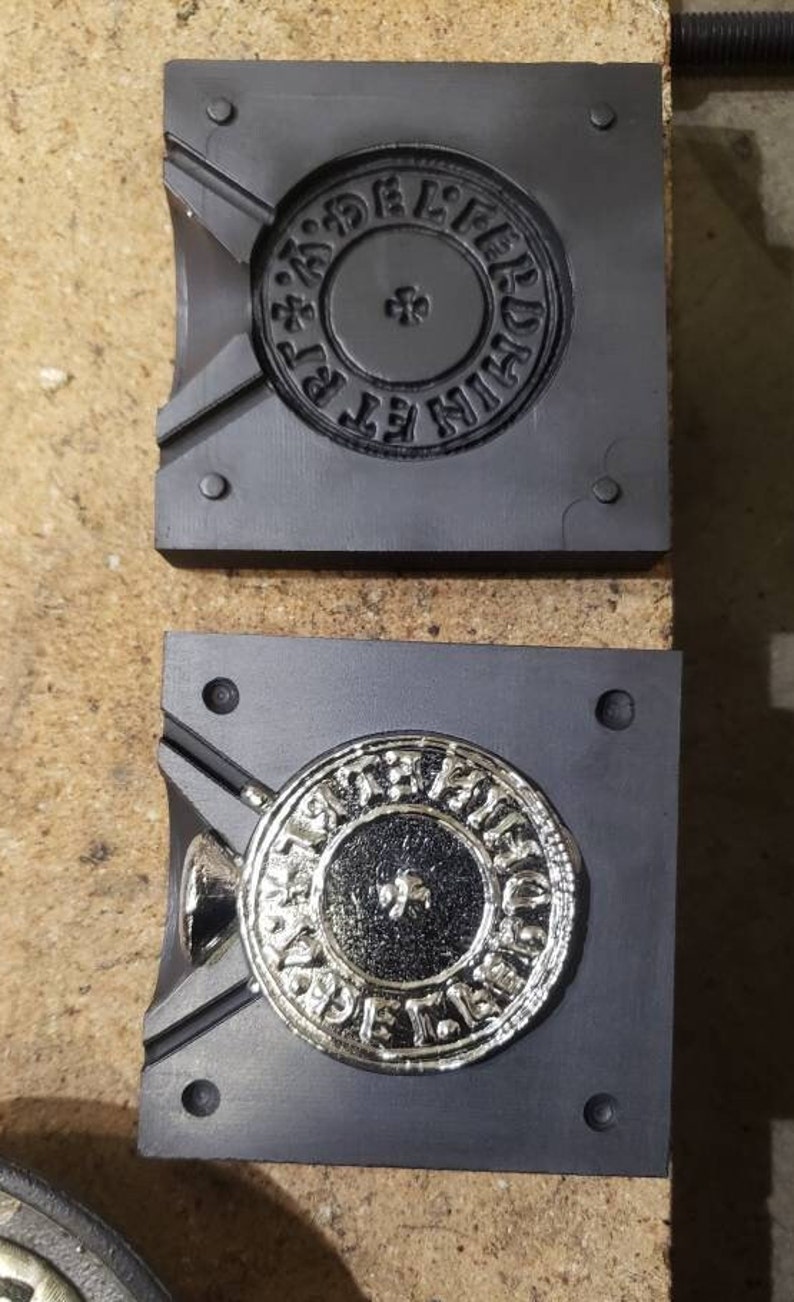 Graphite Casting Mold Viking Penny Cast Your Own Bullion | Etsy