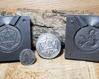 Graphite Casting Mold - Pirate Coin Bullion - Pour Your Own 1618 ...