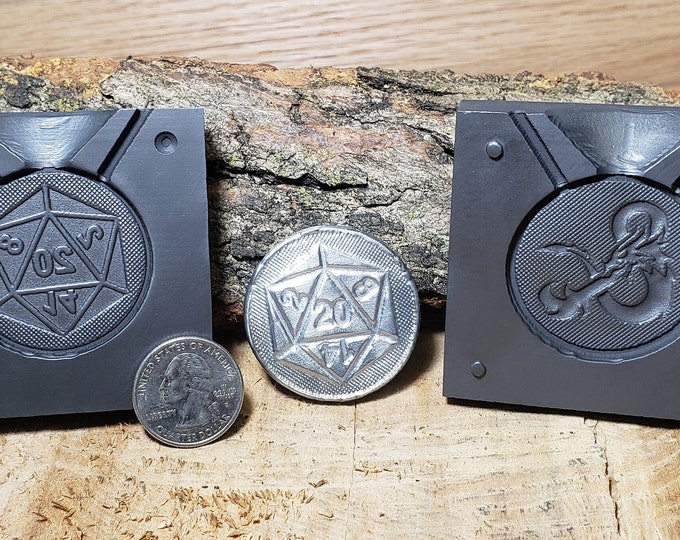 Graphite Casting Mold Double-sided Cursed Aztec Pirate Coin - Etsy
