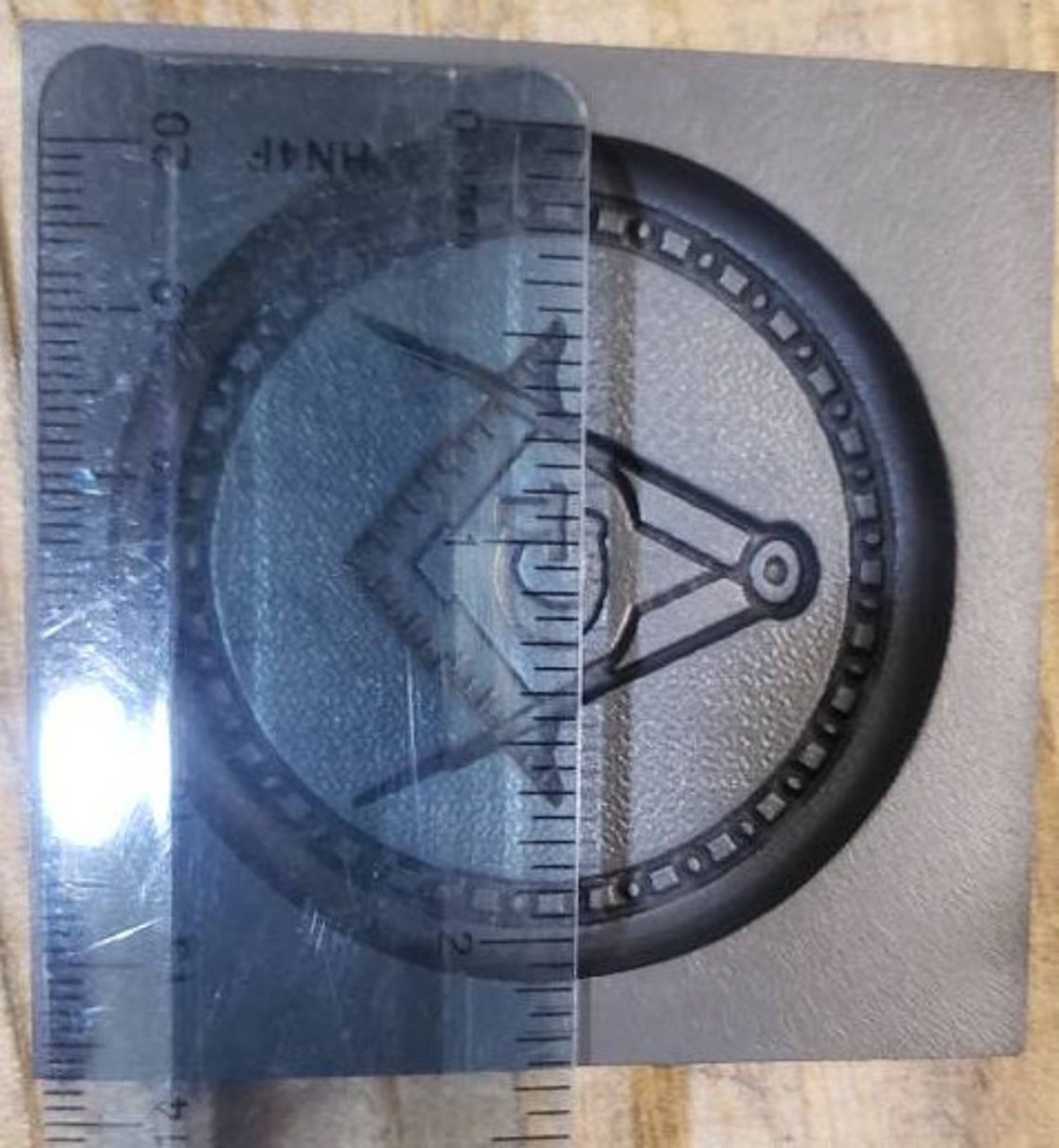 Graphite Casting Mold Masonic Square and Compass Round Ingot - Etsy