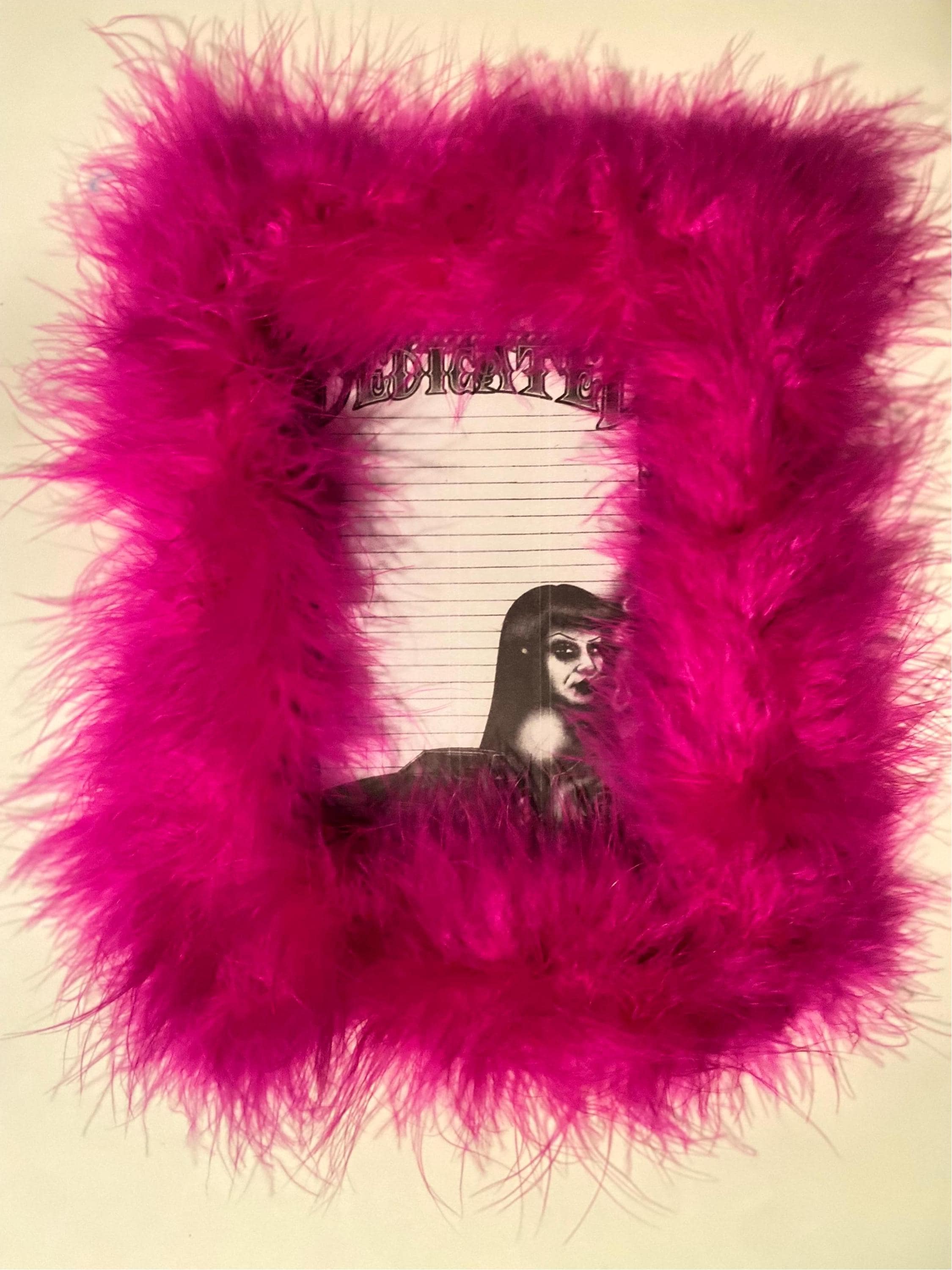 Mini HOT PINK Fluffy Furry Frame - Etsy