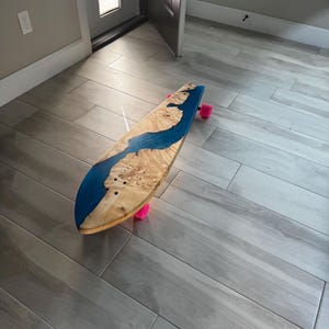 Hand Made Epoxy River Longboard - Etsy