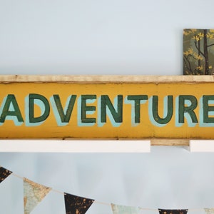 Adventure Wood Sign - Etsy