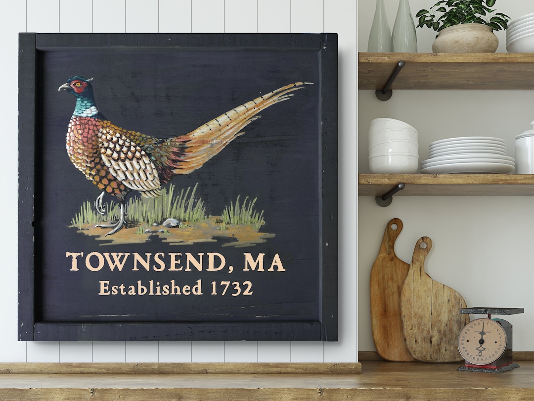 Custom City Sign, Personalized Town Wall Decor, Hometown Gift, Vintage ...