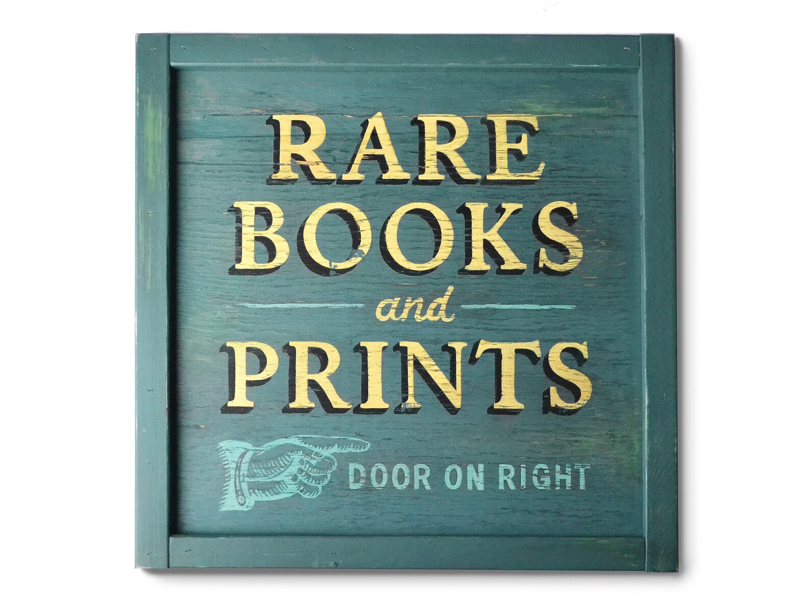 Bookstore Wood Sign Vintage Bookshop Wall Art Rustic Office | Etsy