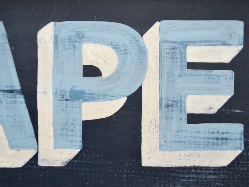 Cape Cod Sign Cape Cod Wall Art Beach House Sign Coastal | Etsy