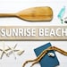 Personalized Beach Sign, Custom Beach House Decor, Location Sign ...