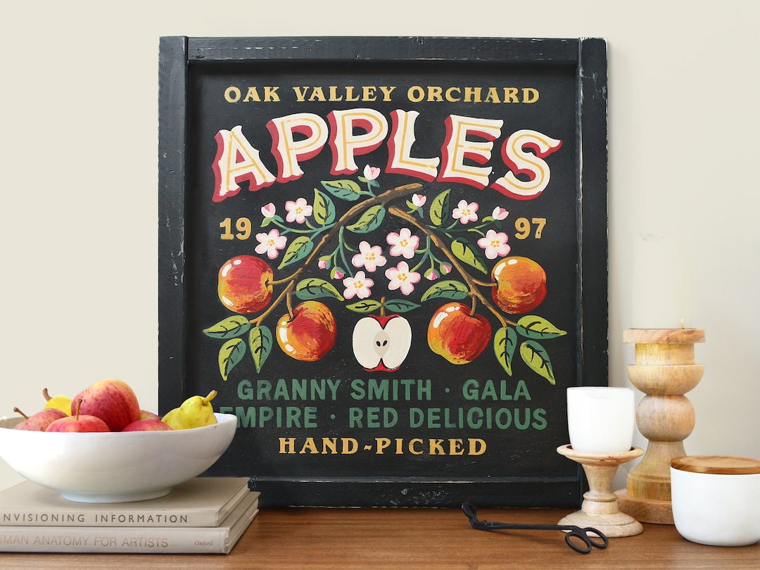 Personalized Apple Orchard Sign, Apple Picking Sign, Fall Farm Stand ...