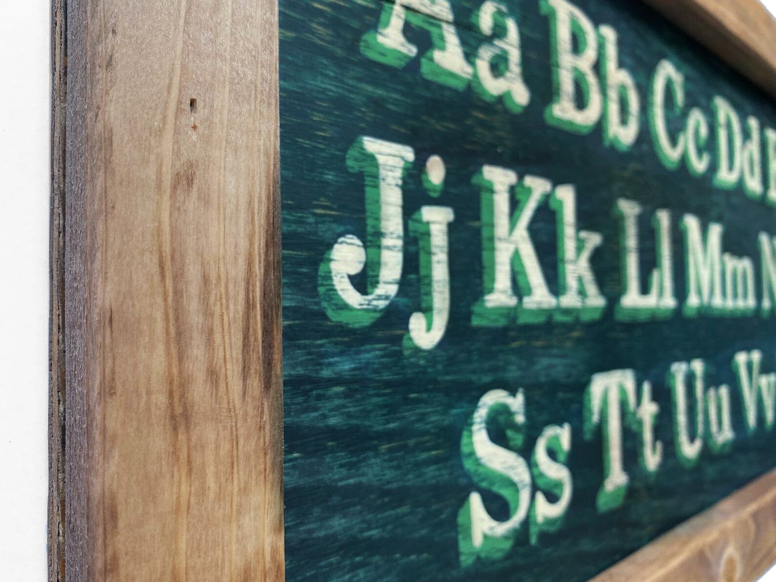 Vintage Alphabet Wood Sign Schoolhouse Decor Homeschool | Etsy