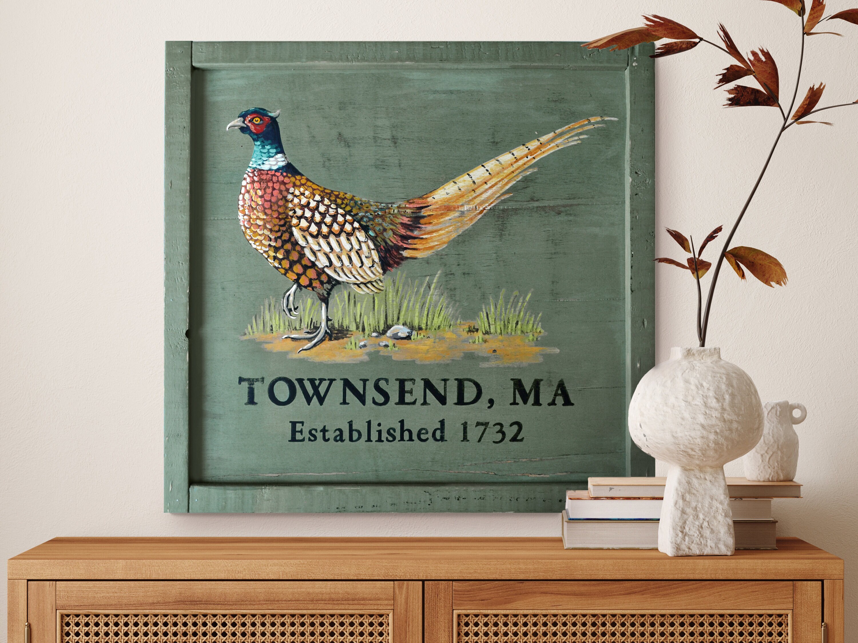 Custom City Sign, Personalized Town Wall Decor, Hometown Gift, Vintage ...