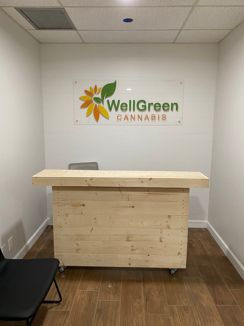 Custom Reception Desks Built to Order. shipping Nationwide - Etsy