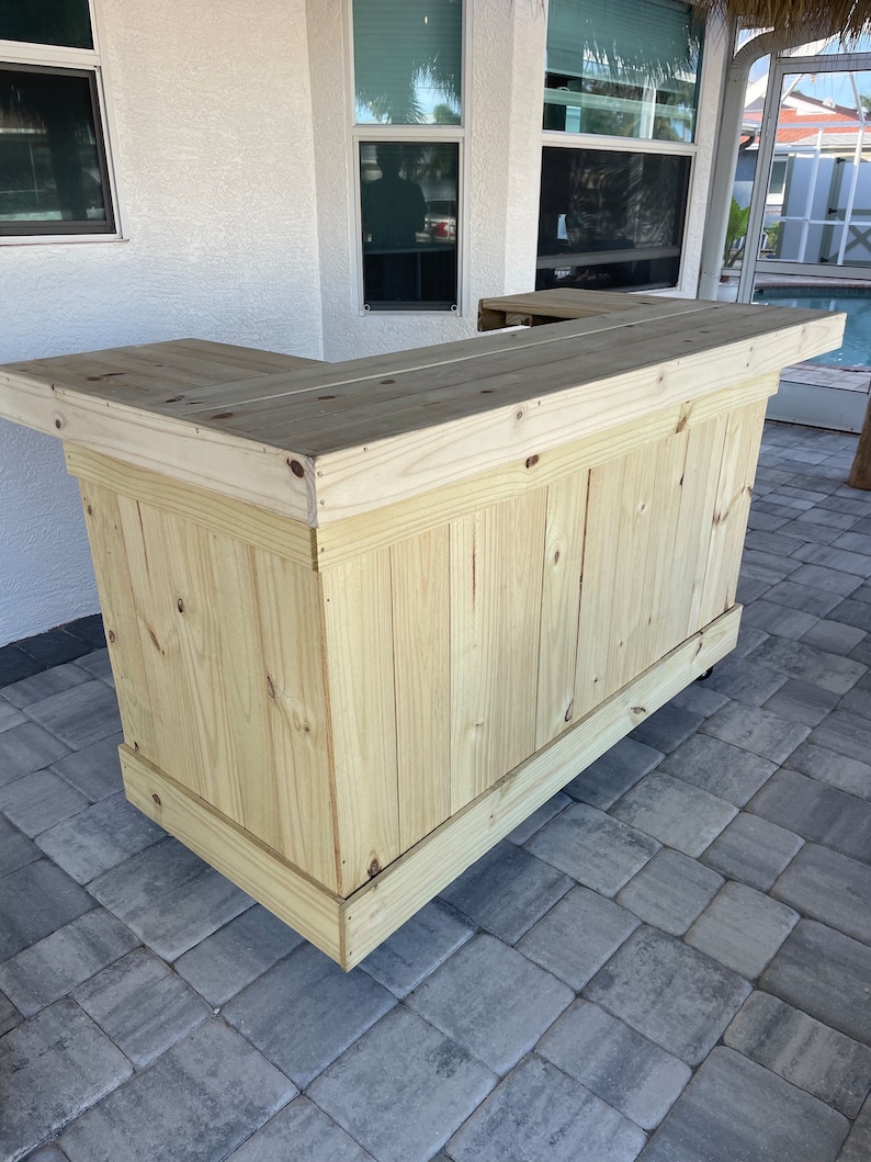 Custom Outdoor Bar, Portable Home Man Cave Party Station, Gift for Son ...