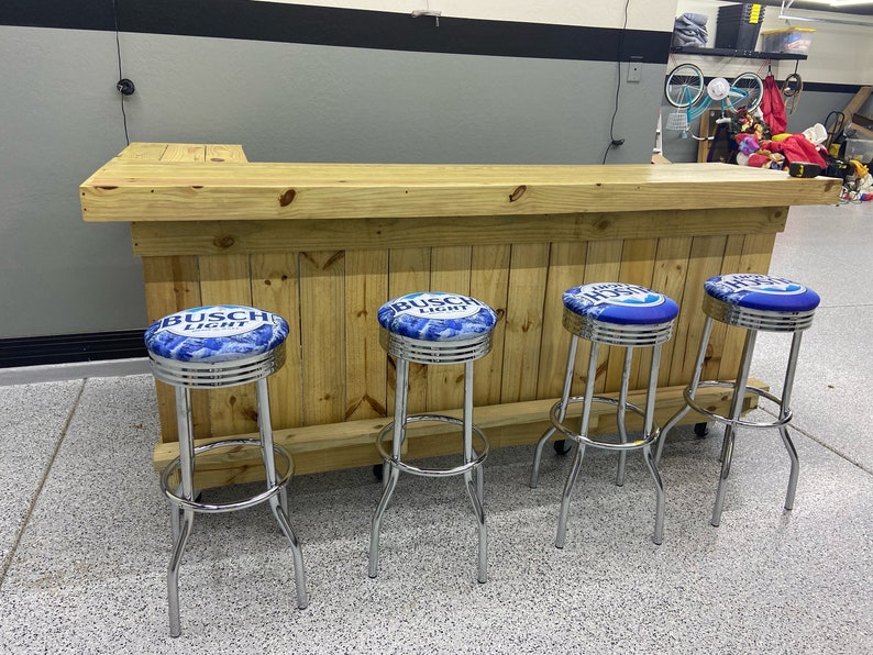 Custom Outdoor Bar, Handmade Wood Bar for Home or Events – Wheels ...