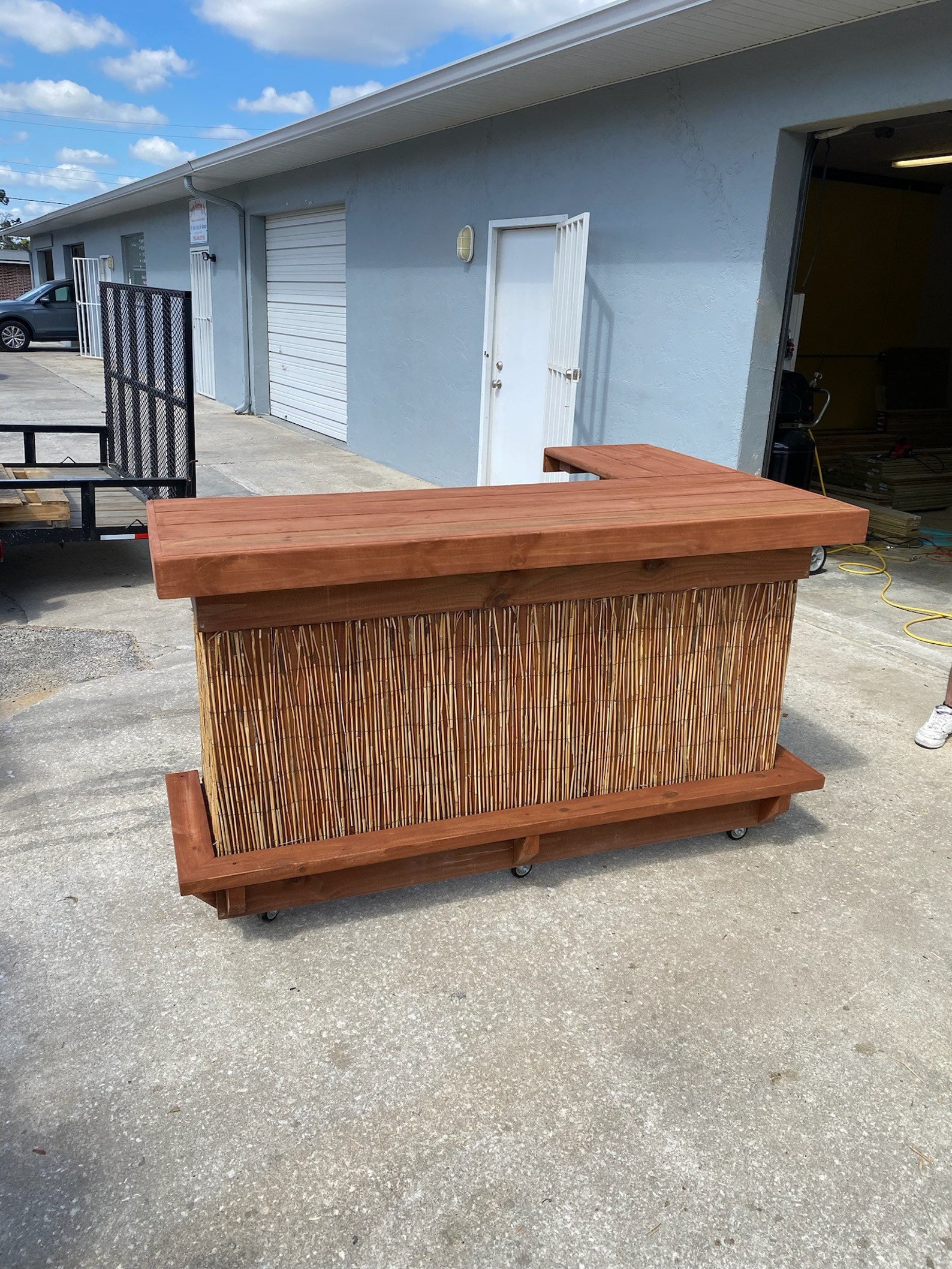Outdoor/indoor Wooden Custom Made Tiki Bar! Shipping Nationwide - Etsy