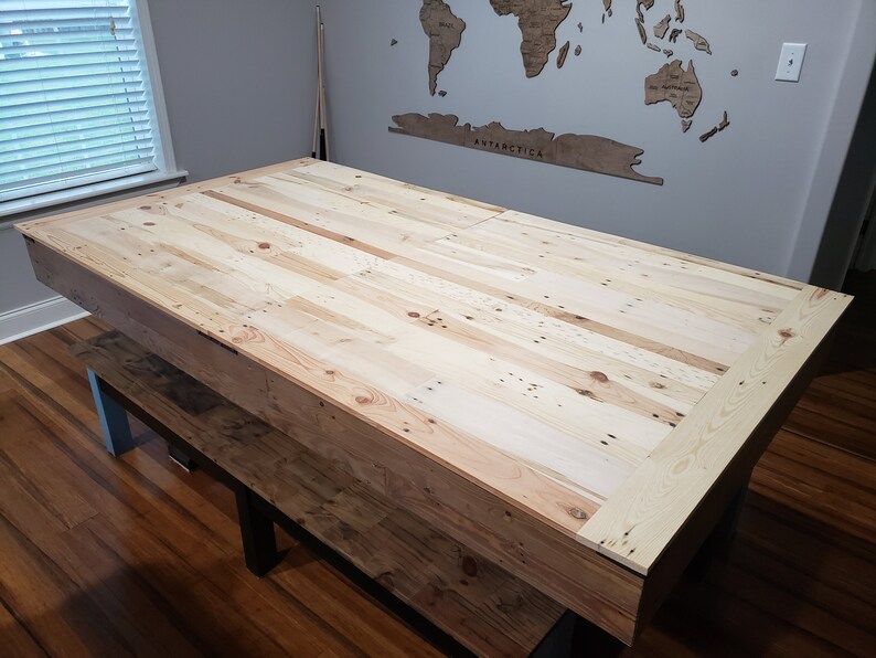 DIY Build Plans: Dining Game Table With Benches (Instant Download) - Etsy