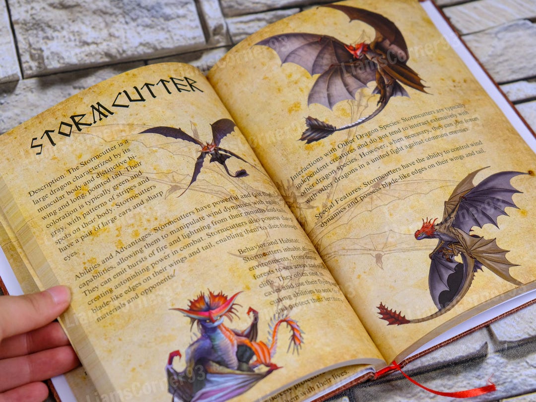 HTTYD Dragon Book Dragon Training Book How to Train Your Dragon Book ...