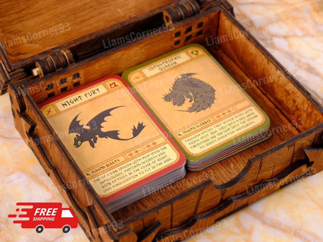 Dragon Cards HTTYD Card 97 Cards How to Train Your Dragon Card Deck of ...