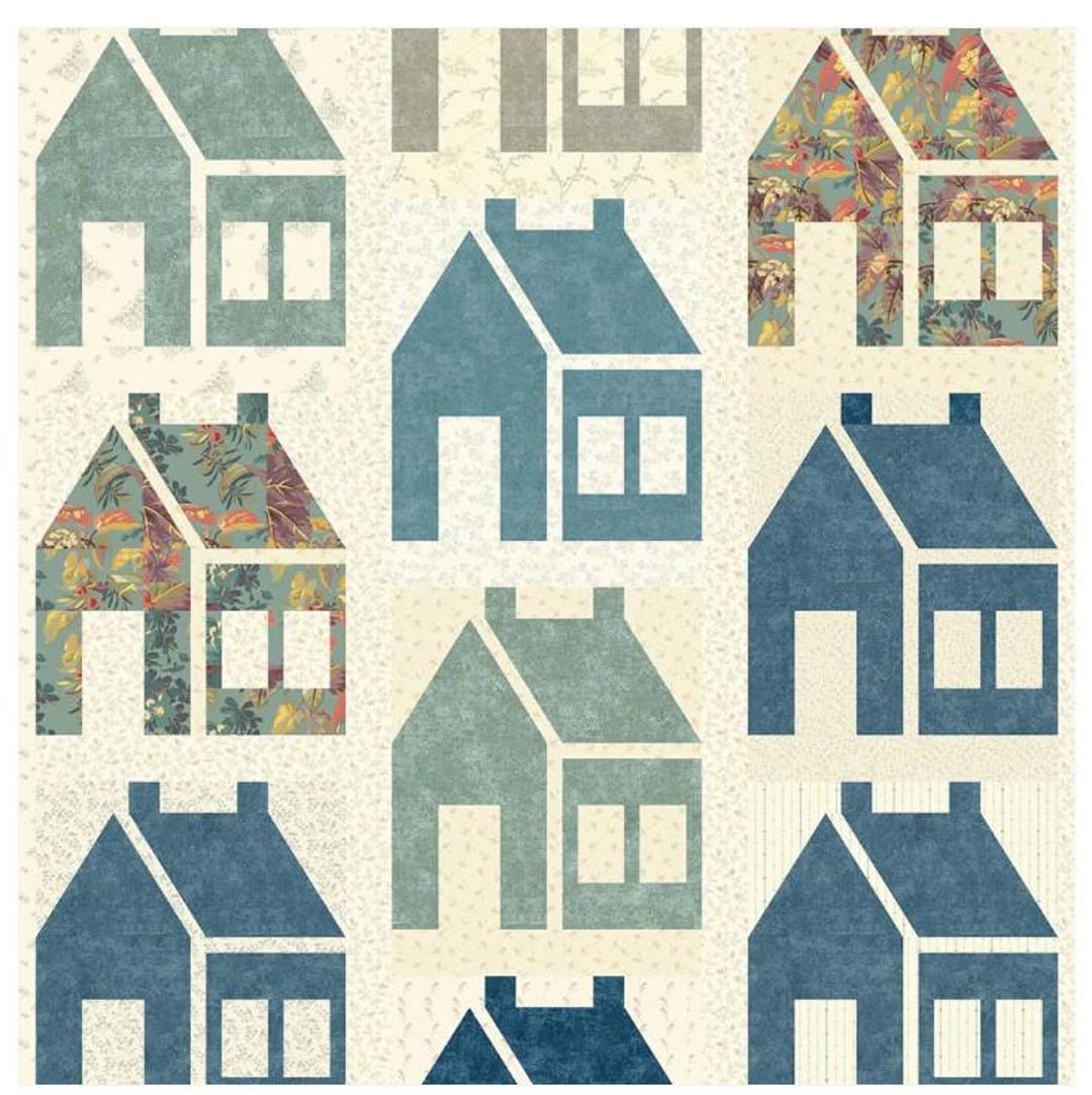 Tea House Quilt Pattern - Etsy