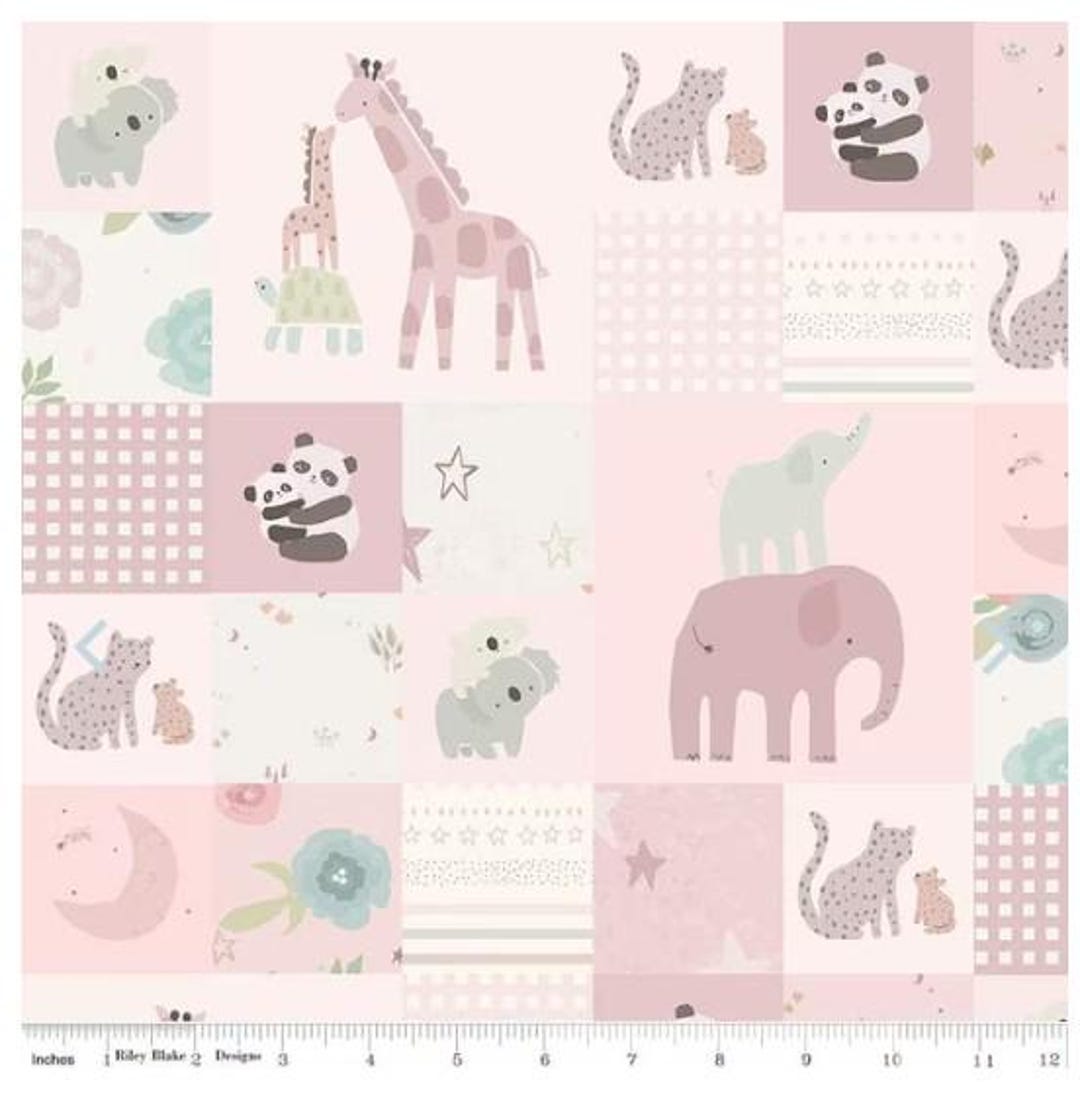 Flannel Safari Stargazing Girl Cheater Print Pink - Etsy