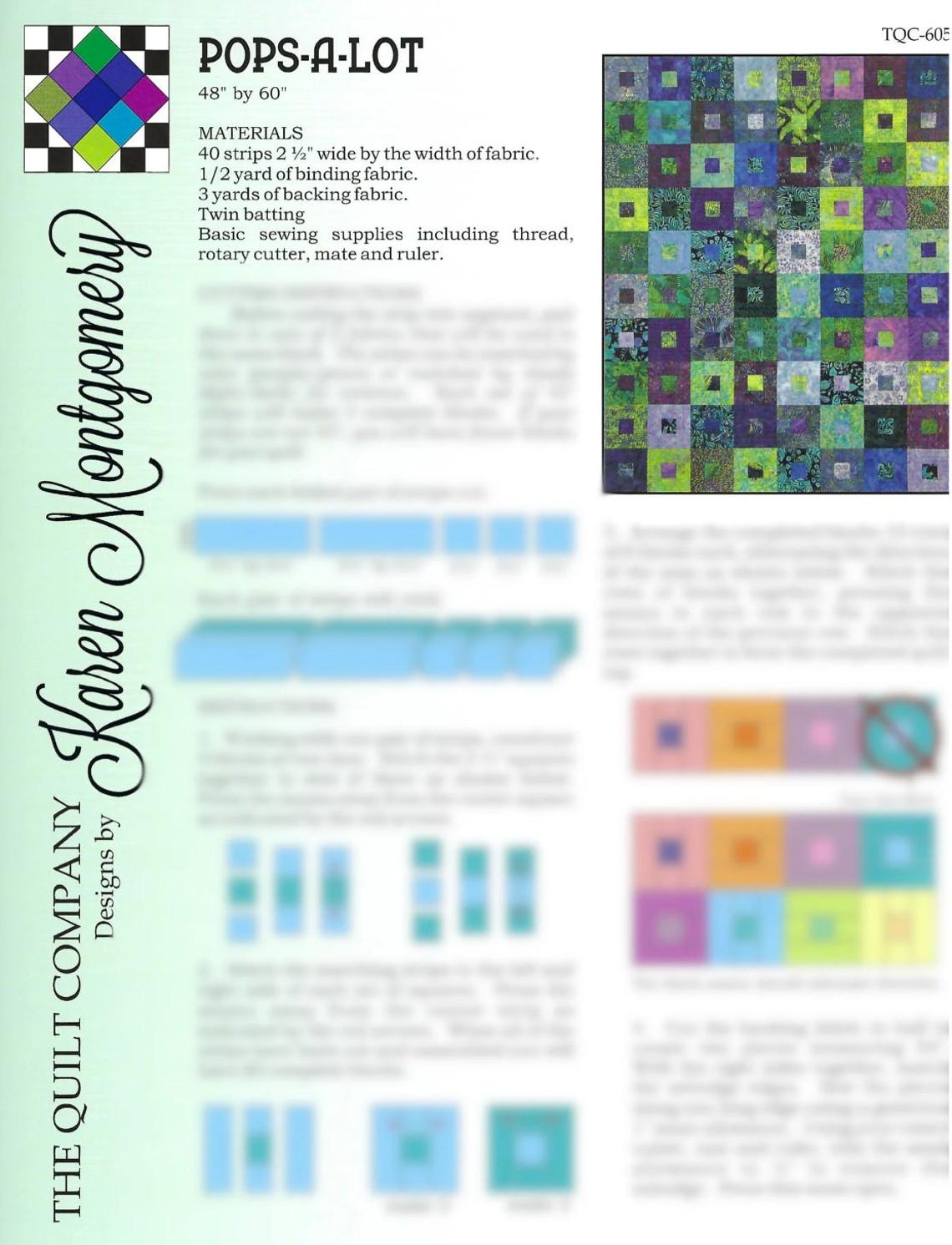 Pops-a-lot Quilt Pattern - Etsy
