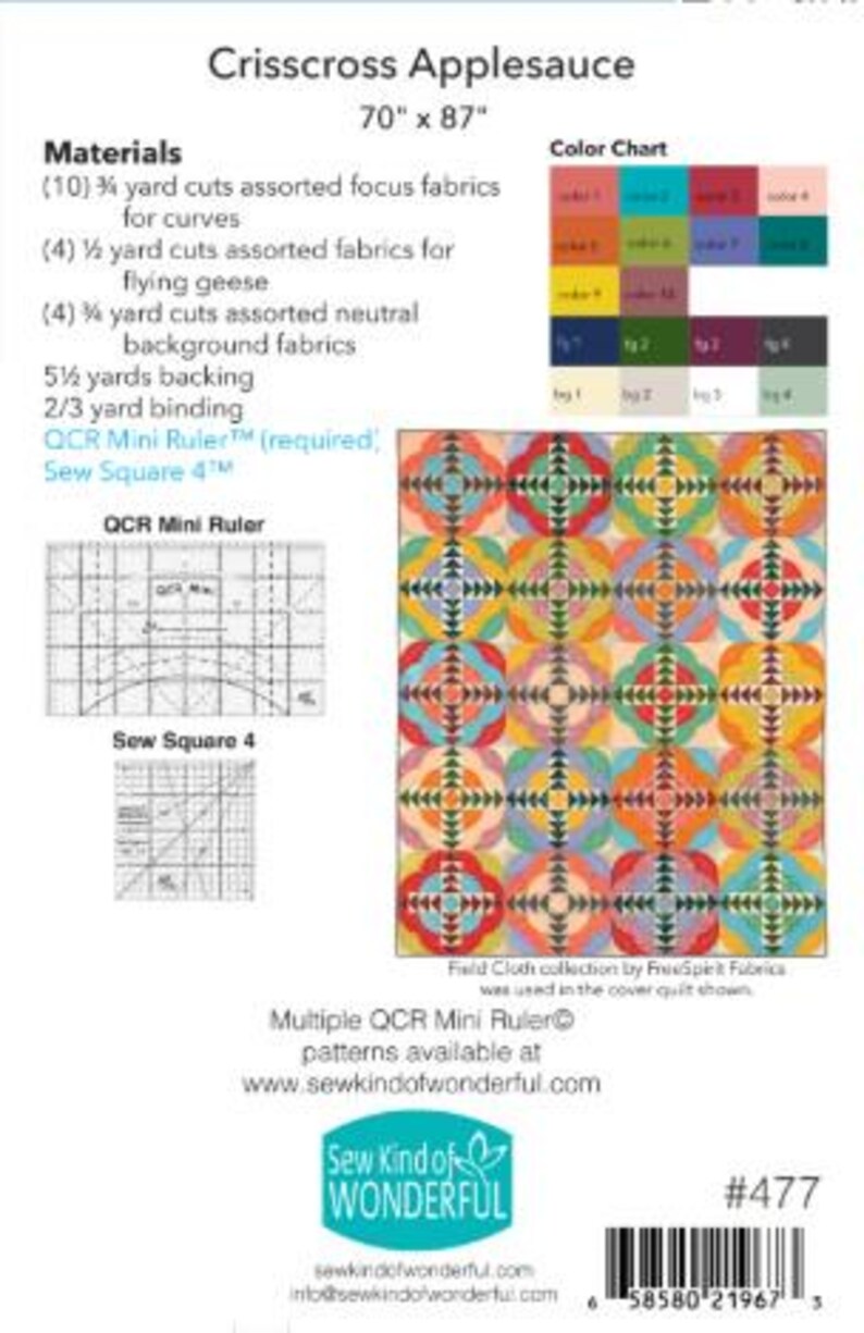 Crisscross Applesauce Quilt Pattern - Etsy