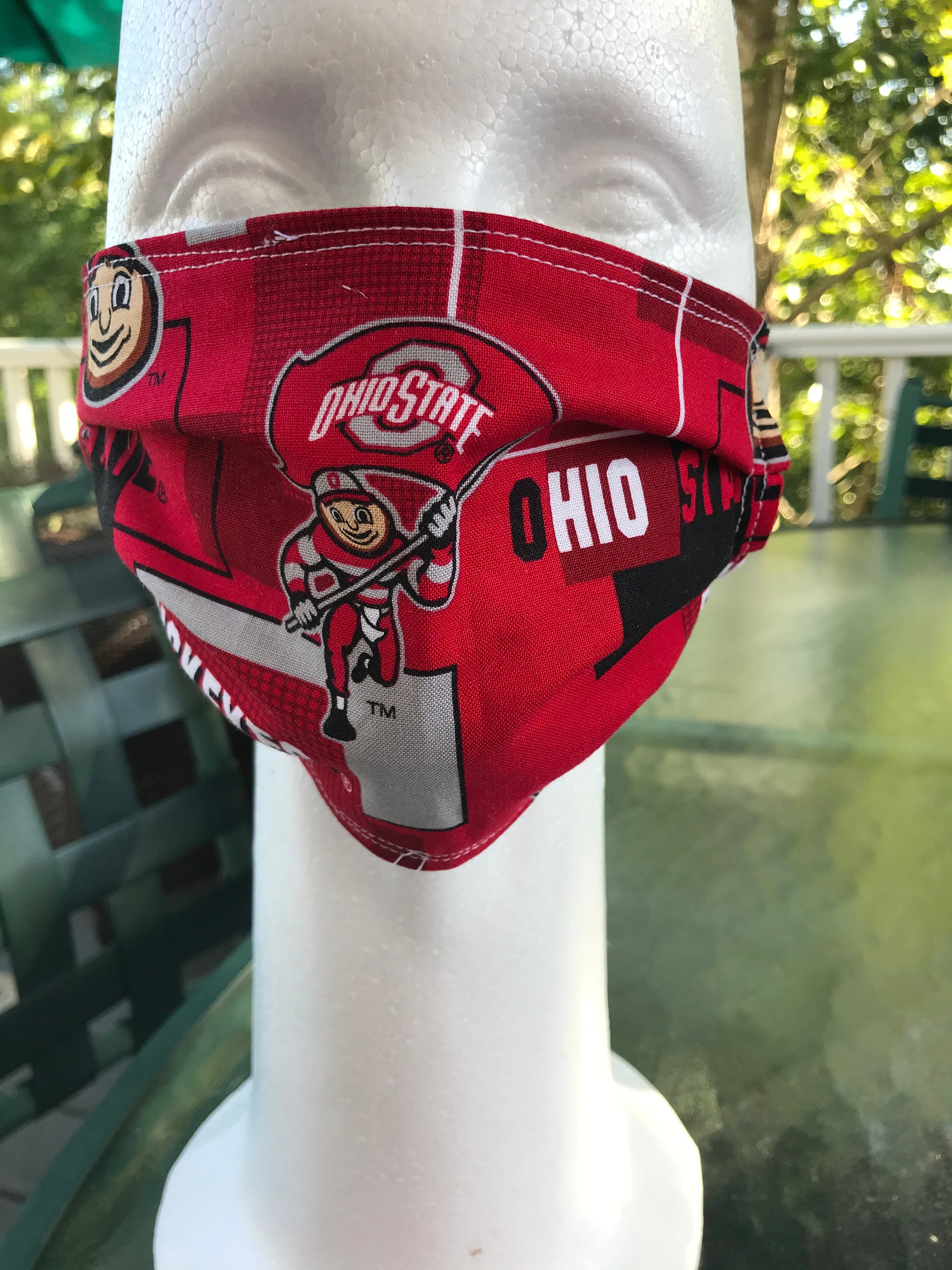 O-H-I-O Ohio State University OSU cotton face mask | Etsy